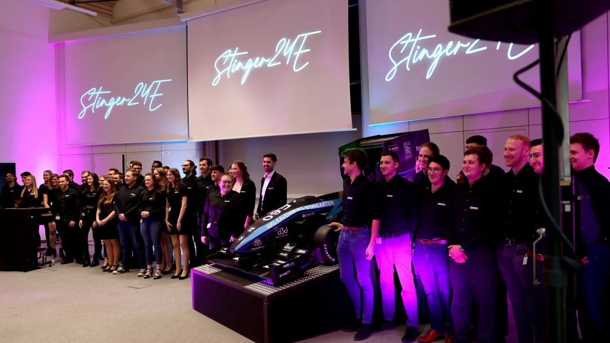 RollOut of the Formula Student Team Weingarten for the season 2024 ...