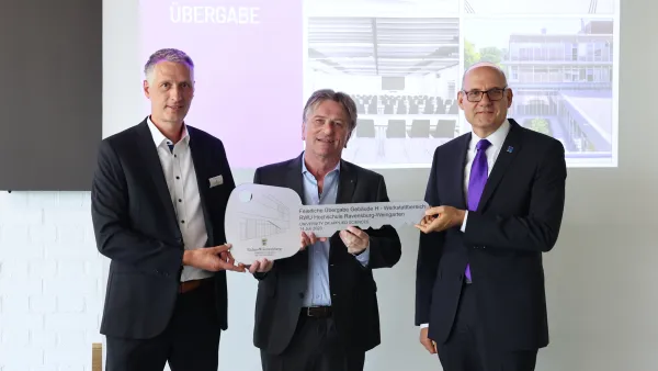 Handover of the renovated workshop and laboratory wing to the RWU | RWU ...